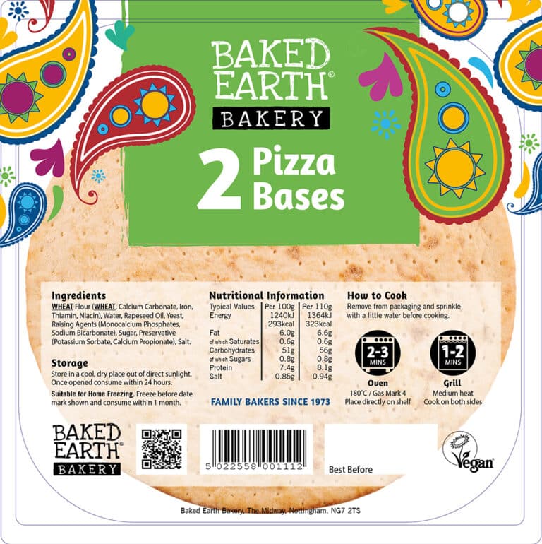 Pizza Bases - Baked Earth